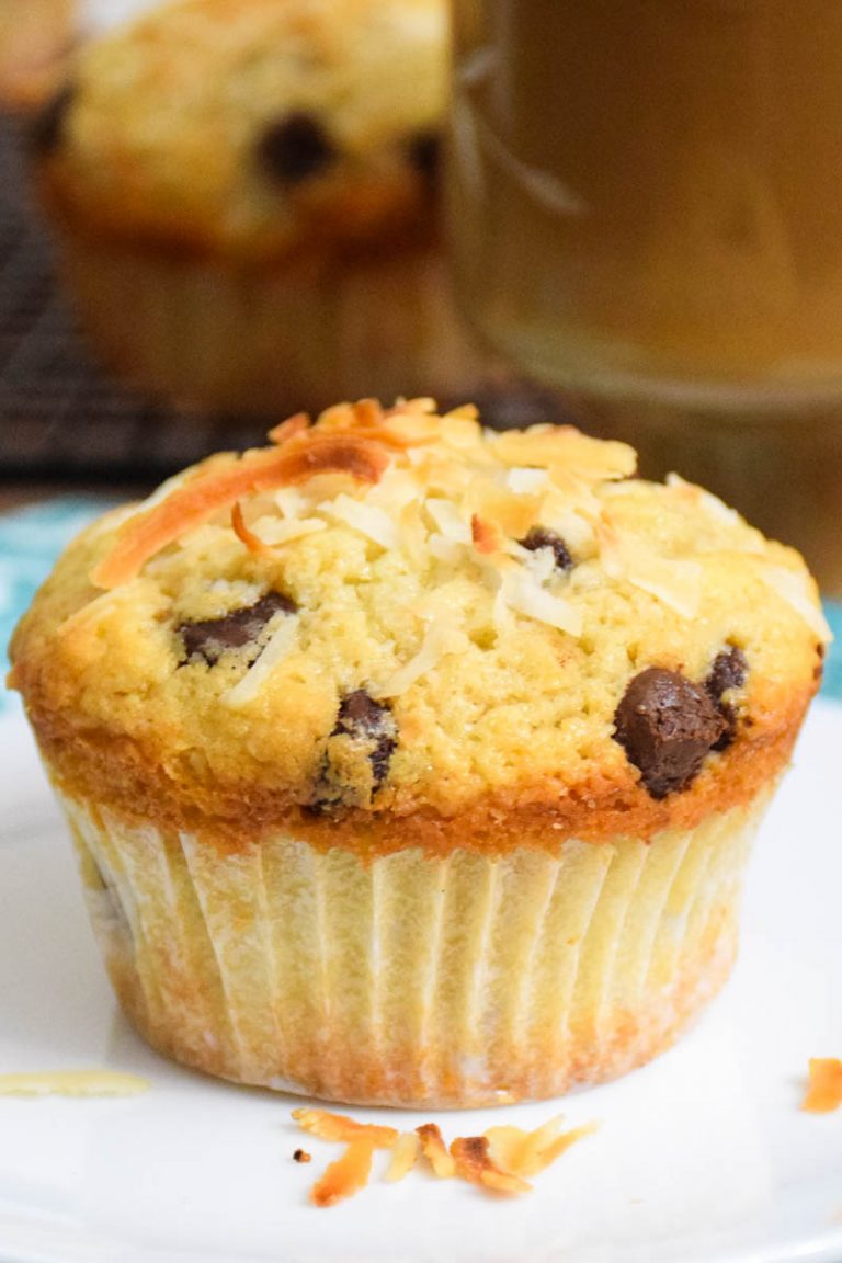 Coconut Chocolate Chip Muffins - Grumpy's Honeybunch