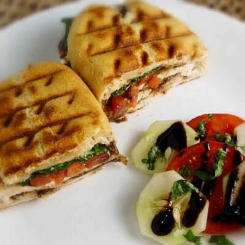 Caprese Panini - Grumpy's Honeybunch