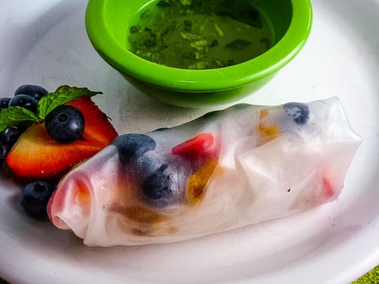 Fruit Spring Rolls - Grumpy's Honeybunch