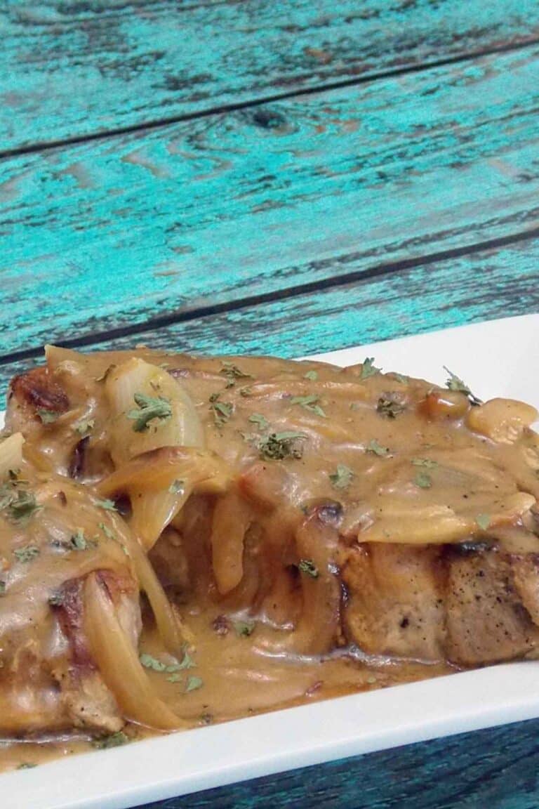 Pork Chops with Gravy - Grumpy's Honeybunch