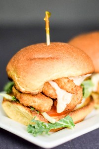 Easy Shrimp Po Boy Sliders - Grumpy's Honeybunch