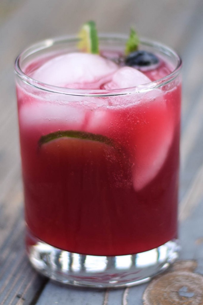 Blueberry Basil Cosmopolitan - Grumpy's Honeybunch