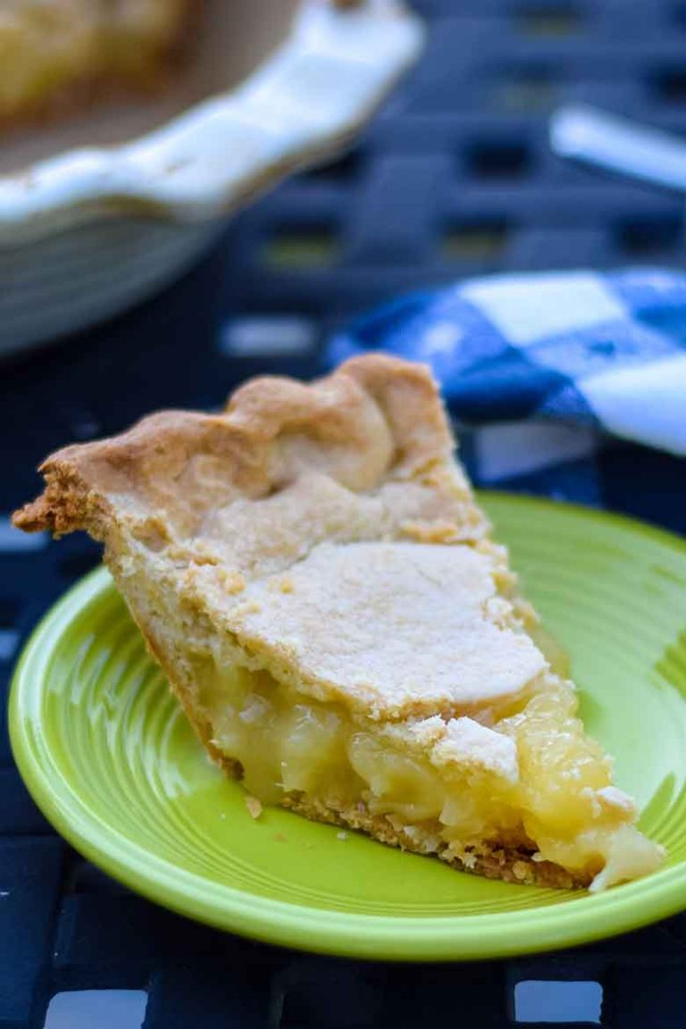 Pineapple Pie - A Summertime Favorite Recipe - Grumpy's Honeybunch