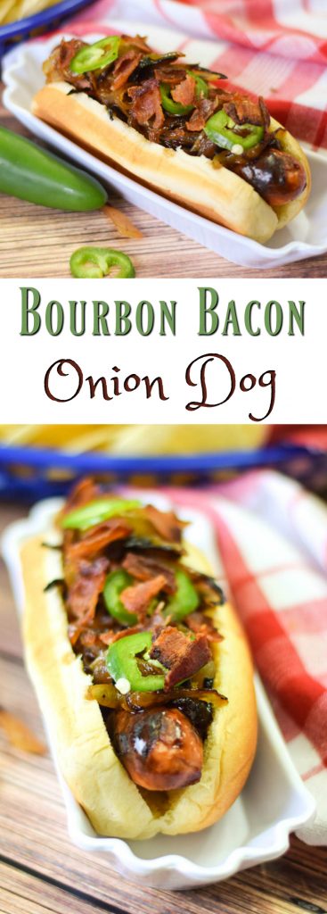 Bourbon Onion Bacon Dog - Grumpy's Honeybunch