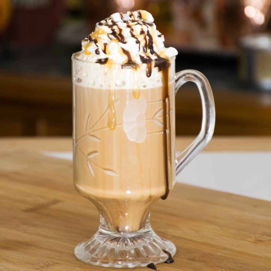 Salted Caramel Mocha Latte - Grumpy's Honeybunch