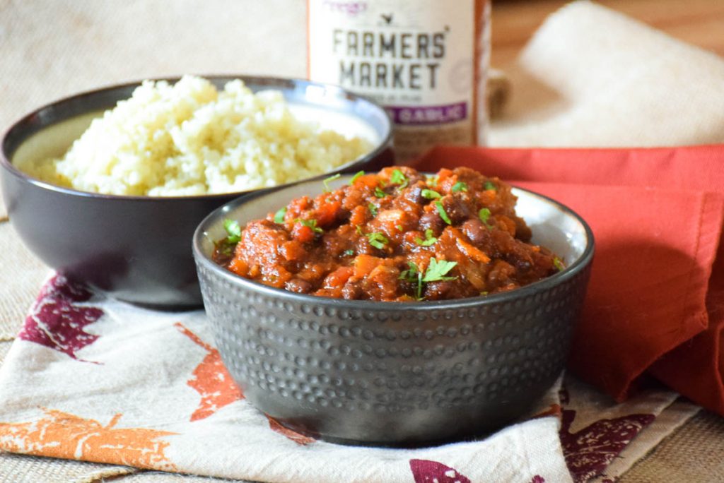 Roasted Garlic Meatball Chili - Grumpy's Honeybunch