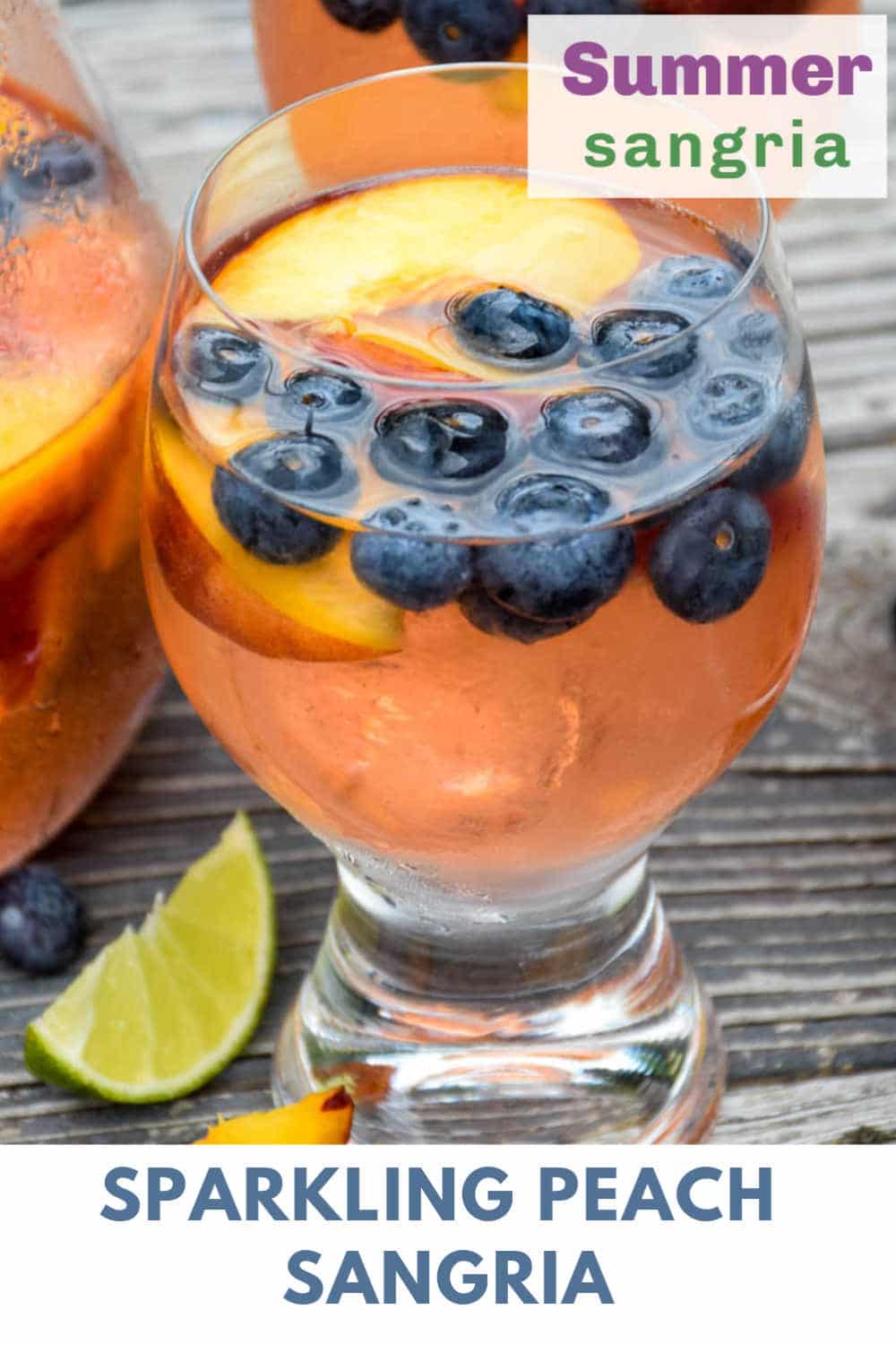 Peach Sangria - Sparkling Summer Beverage - Grumpy's Honeybunch