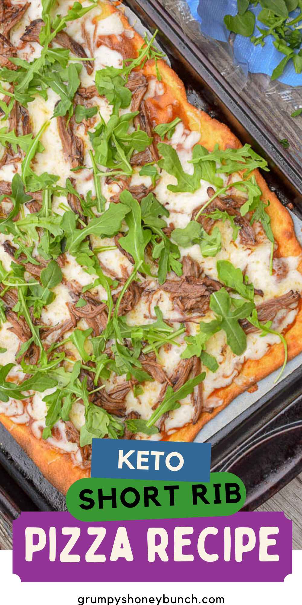 Keto Short Rib Pizza - Grumpy's Honeybunch