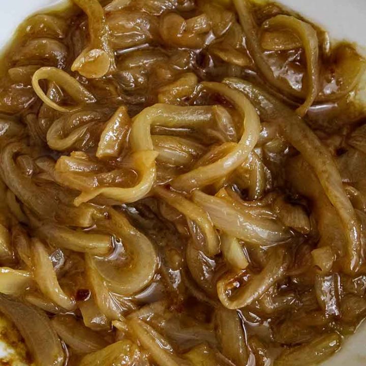 Caramelized Onions with Root Beer Glaze - Grumpy's Honeybunch