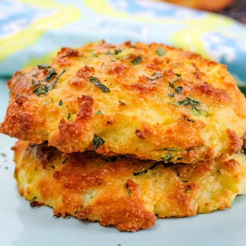 Low-Carb Biscuits with Zucchini and Cheese - Grumpy's Honeybunch