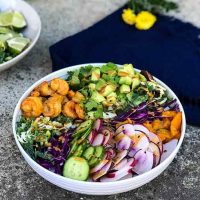 Buddha Bowl with Shrimp and Butternut Squash - Grumpy's Honeybunch