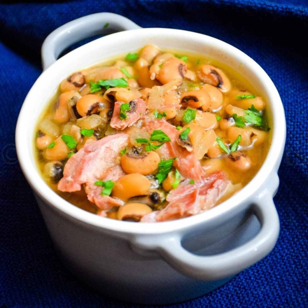 Slow Cooker Black-Eyed Peas with Ham Hock - Grumpy's Honeybunch
