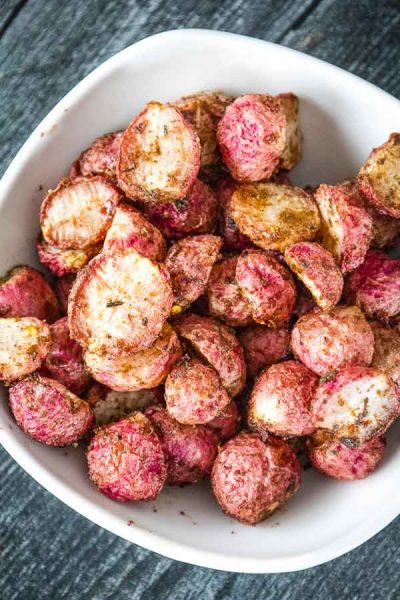 Keto Roasted Radishes - Grumpy's Honeybunch