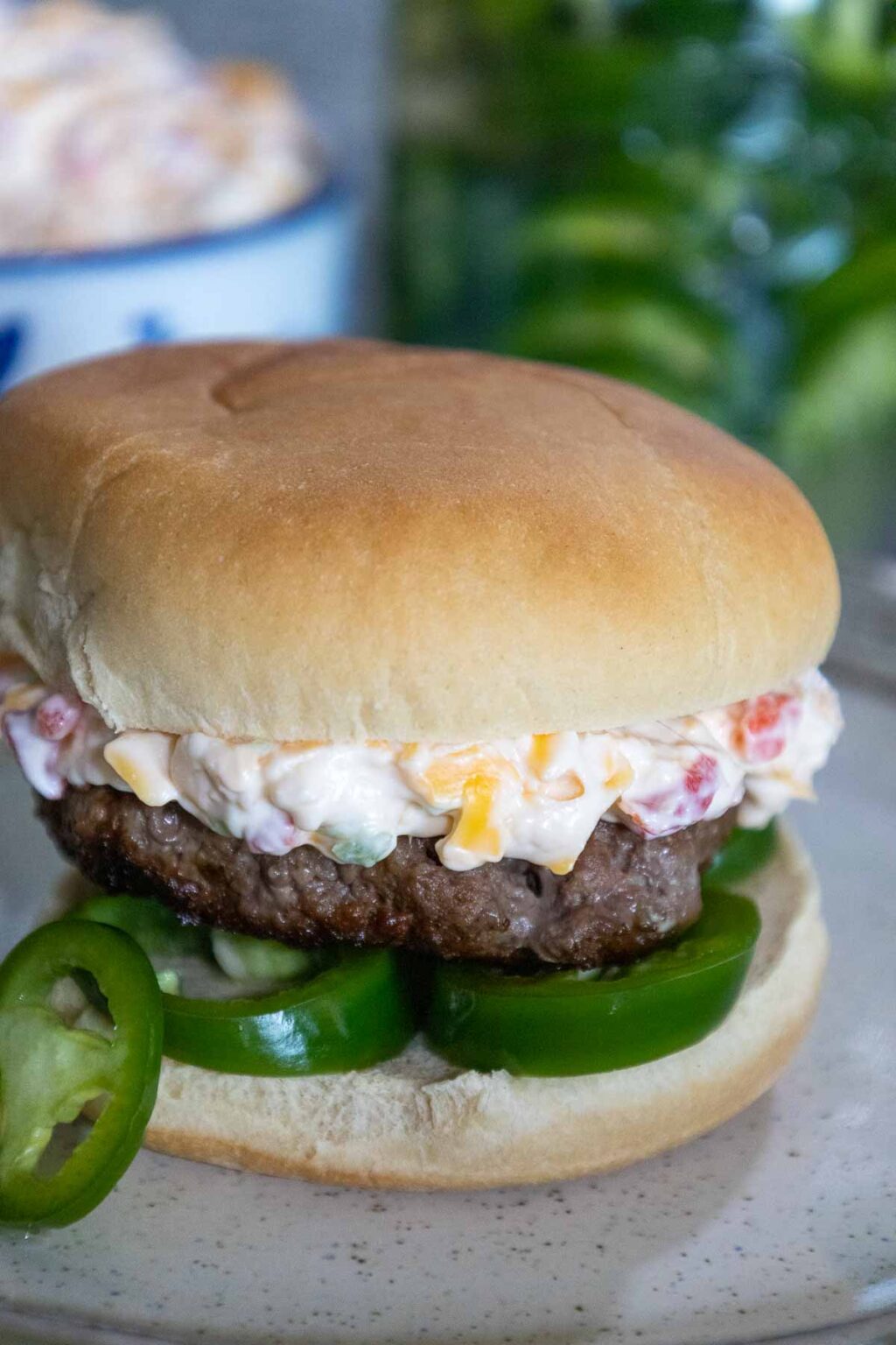 Pimento Cheese Burgers - Keto Low Carb - Grumpy's Honeybunch