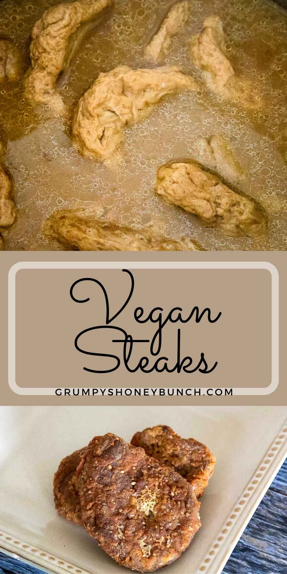 Vegan Steak Recipe with Vital Wheat Gluten - Grumpy's Honeybunch