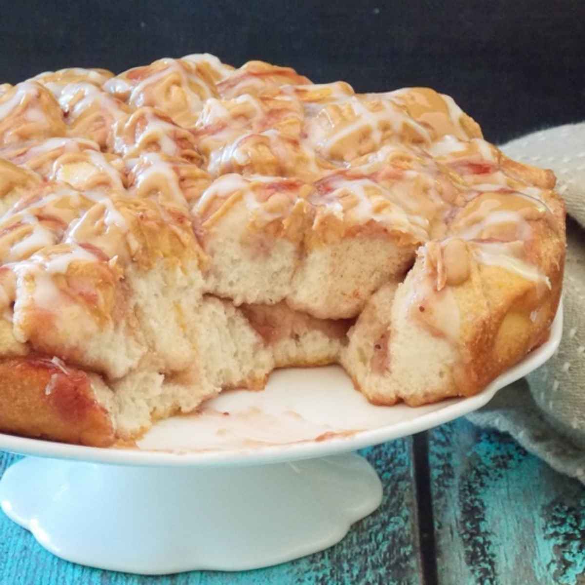 Peanut Butter and Jelly Monkey Bread - Grumpy's Honeybunch