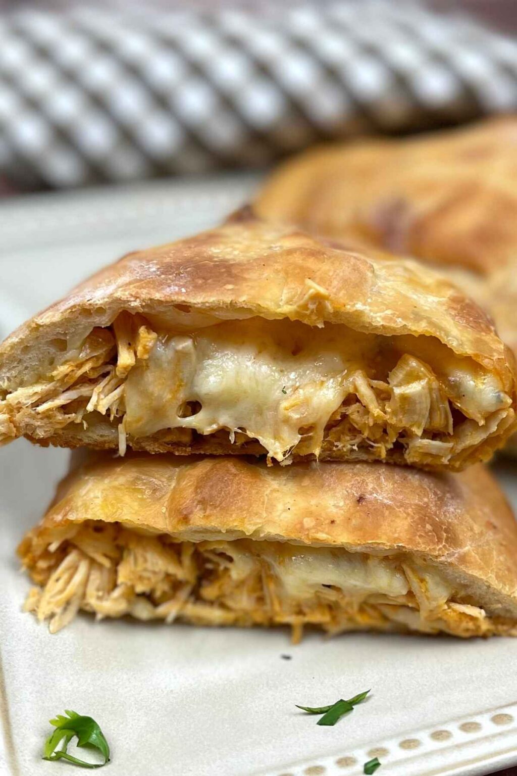 Buffalo Chicken Calzone - Grumpy's Honeybunch