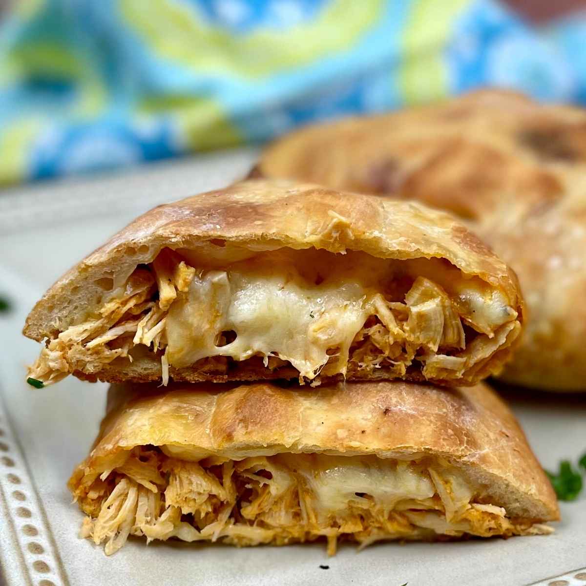 Buffalo Chicken Calzone - Grumpy's Honeybunch