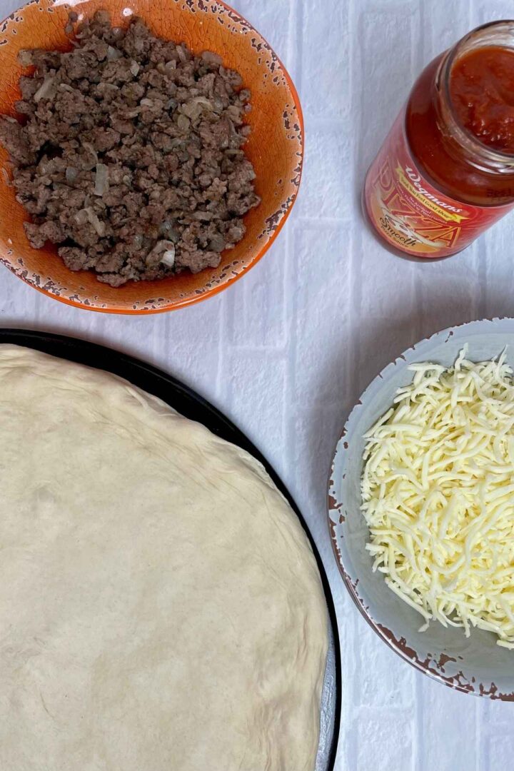 Ground Beef Pizza - Grumpy's Honeybunch