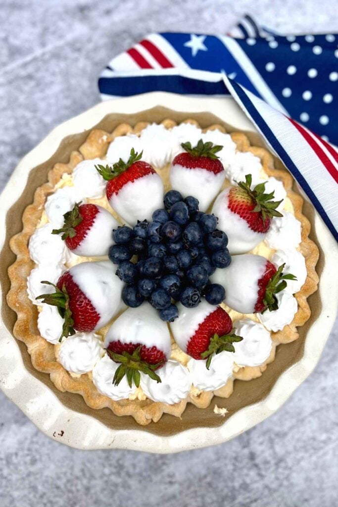 Red White and Blueberry Pie - Grumpy's Honeybunch