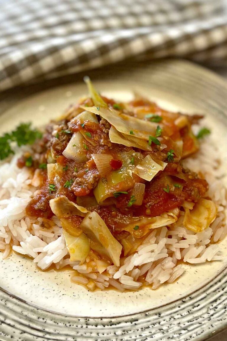 Weight Watchers Unstuffed Cabbage - Grumpy's Honeybunch