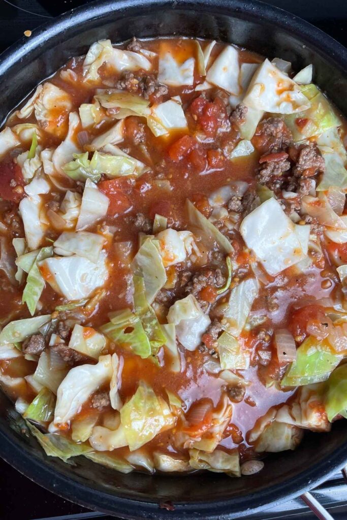 Weight Watchers Unstuffed Cabbage - Grumpy's Honeybunch