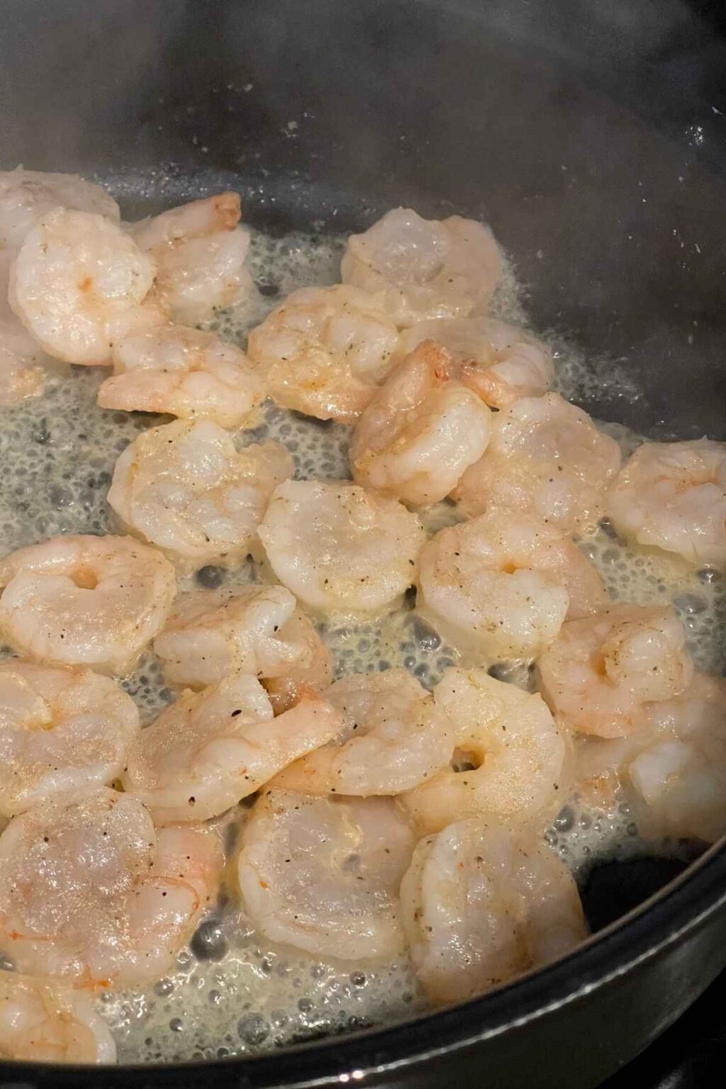 Shrimp with Vodka Sauce and Penne - Grumpy's Honeybunch