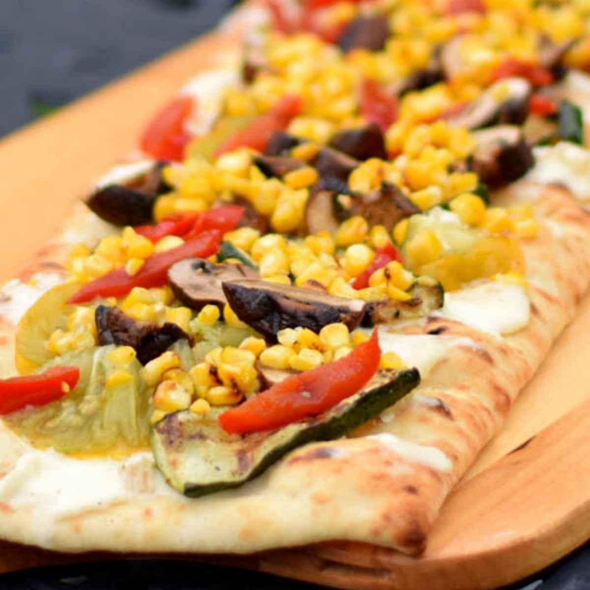 Grilled Vegetable Pizza - Grumpy's Honeybunch