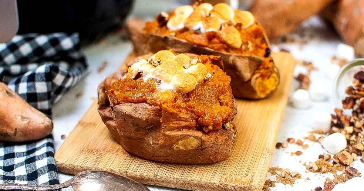 Stuffed Sweet Potatoes - Grumpy's Honeybunch