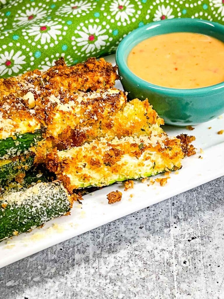 Air Fryer Zucchini Fries - Grumpy's Honeybunch