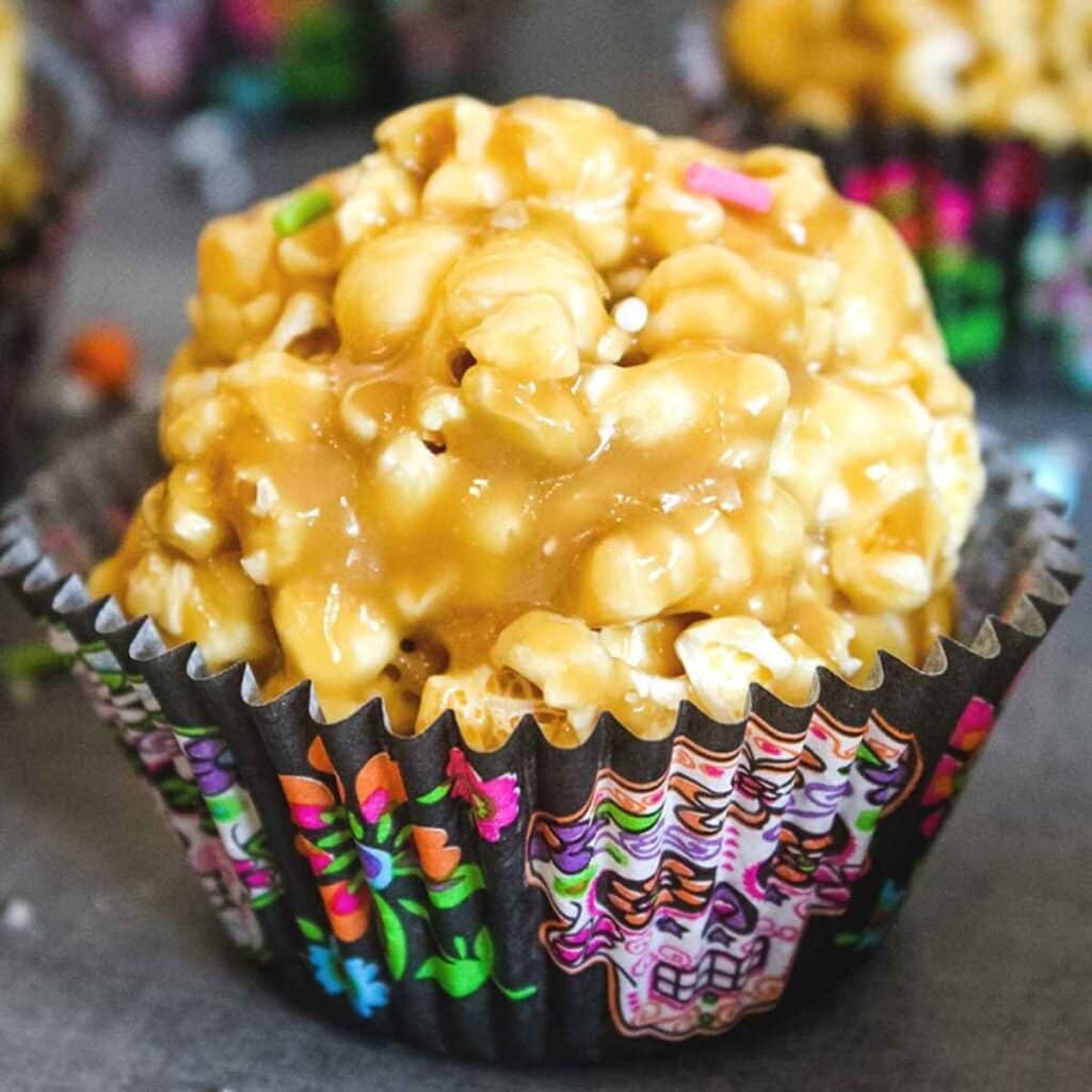 Caramel Popcorn Balls - Grumpy's Honeybunch