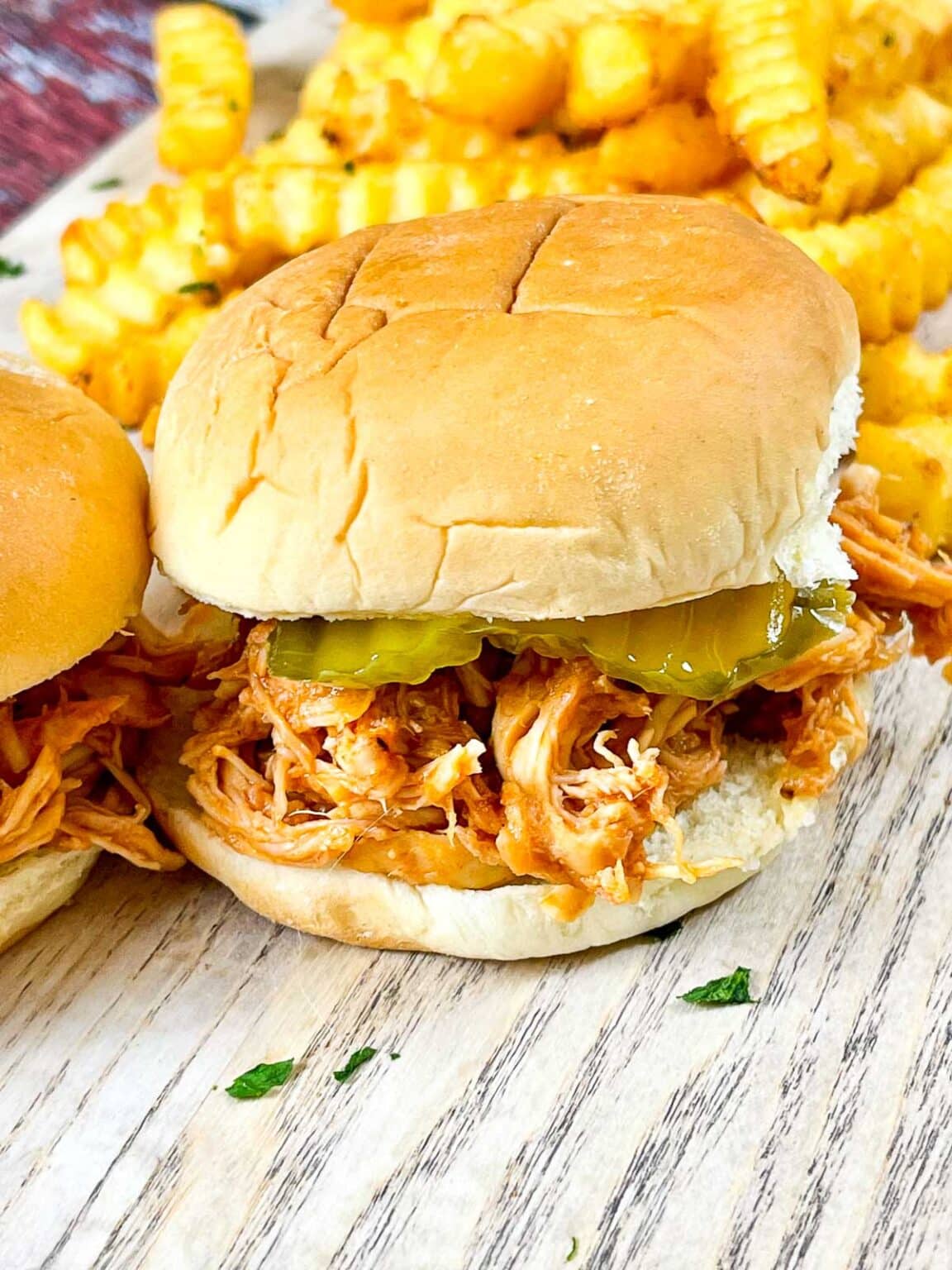 Pulled Chicken Sandwiches - Grumpy's Honeybunch