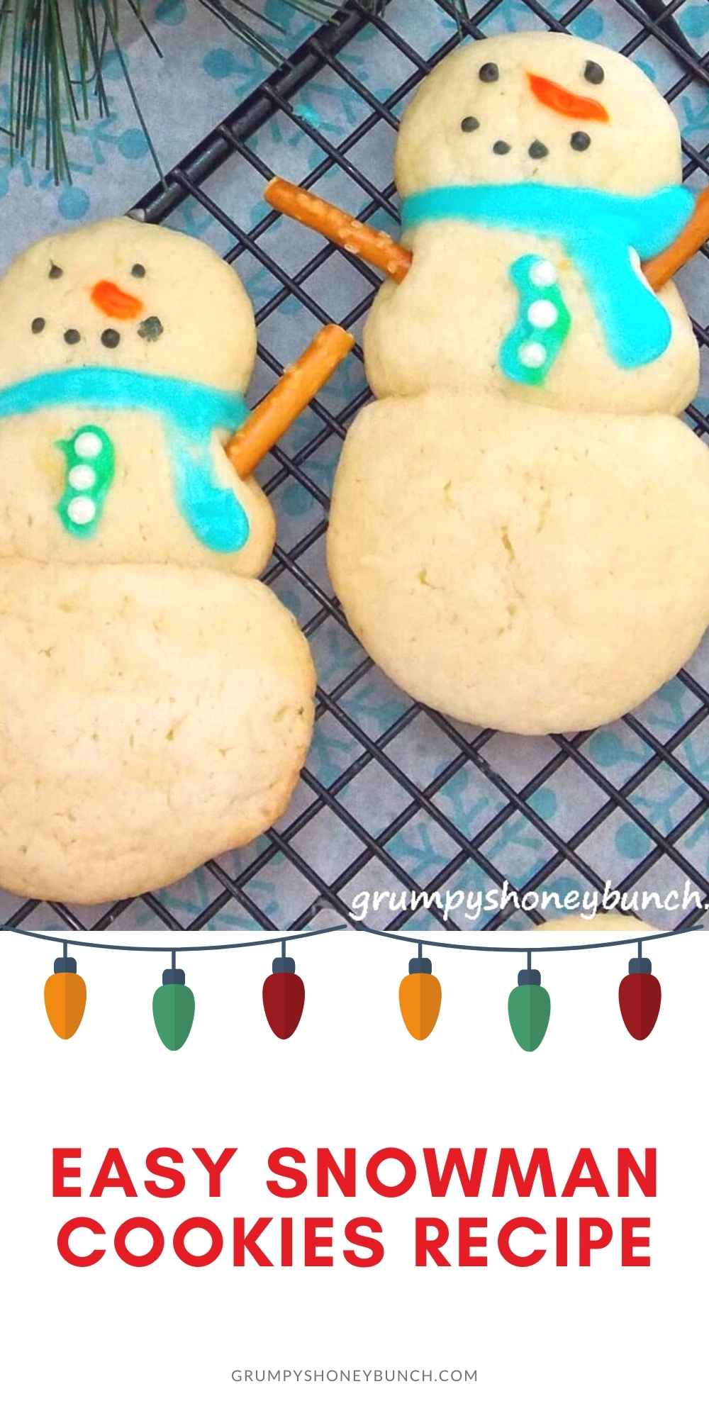 Snowman Cookies - Grumpy's Honeybunch