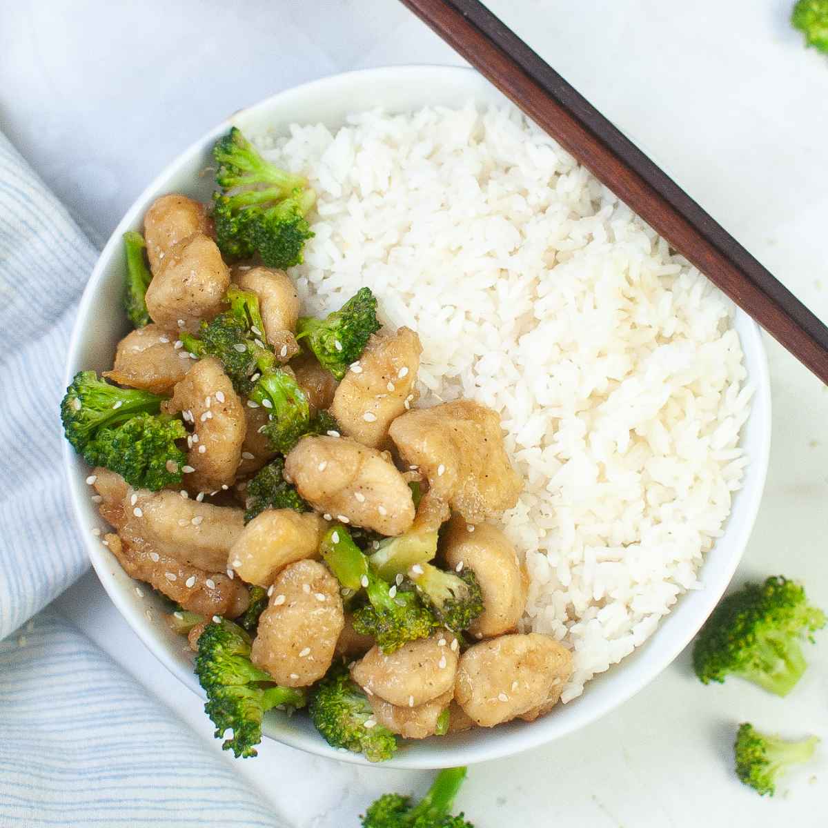 Air Fryer Chicken and Broccoli - Grumpy's Honeybunch