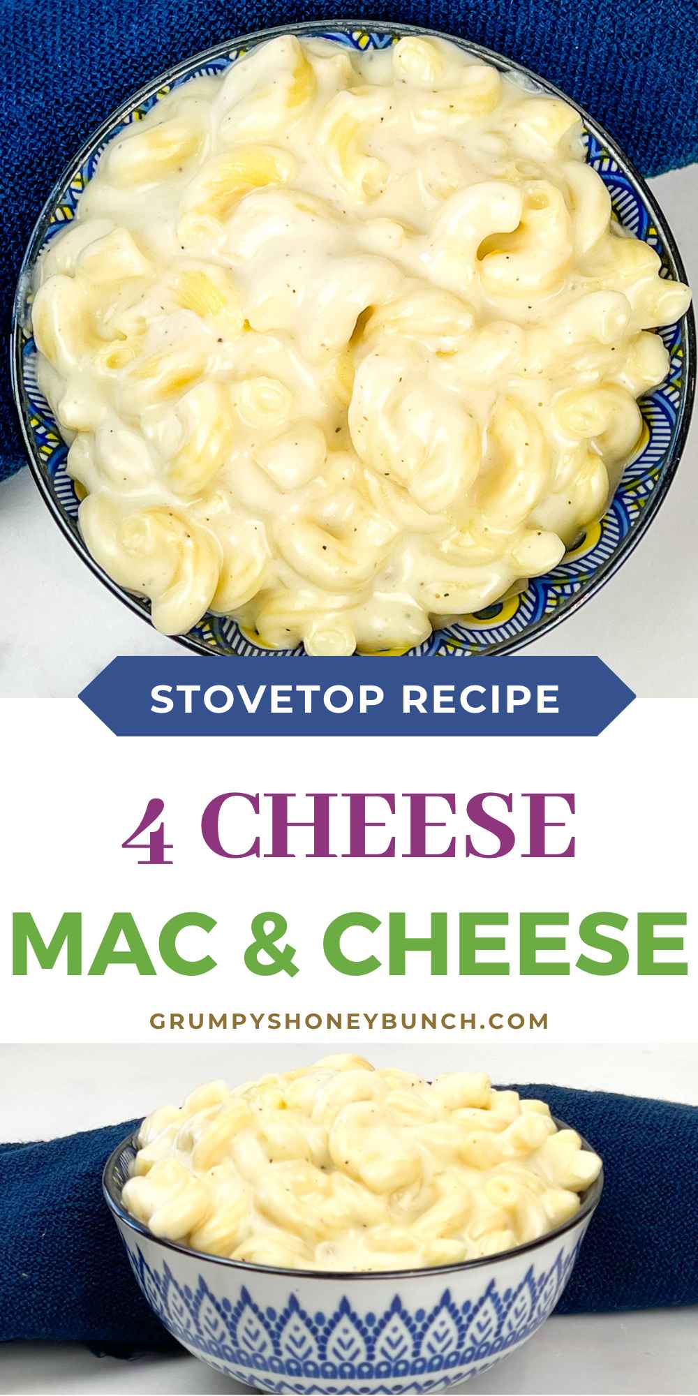 4 Cheese Mac and Cheese - Grumpy's Honeybunch