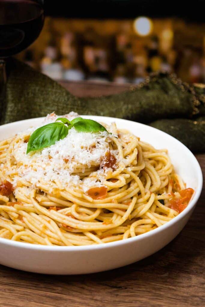 Spaghetti Arrabiata - Grumpy's Honeybunch