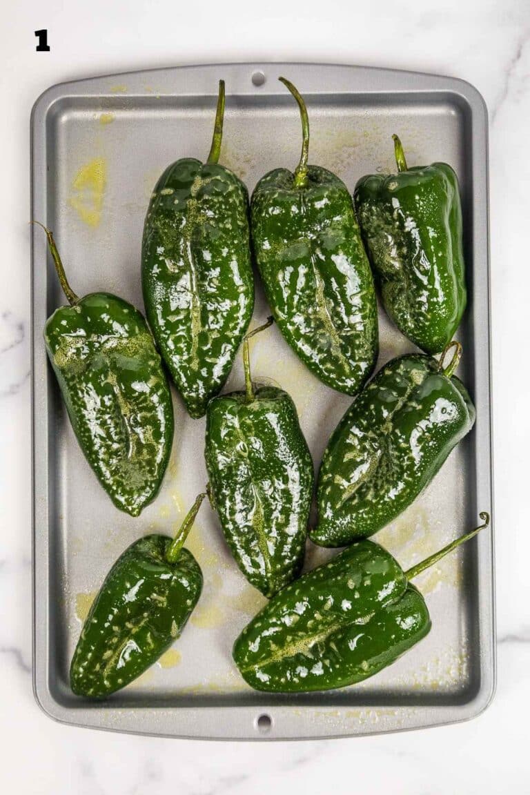 Chile Rellenos with Salsa Roja - Grumpy's Honeybunch