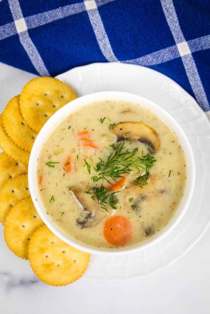 Mushroom Potato Soup - Grumpy's Honeybunch