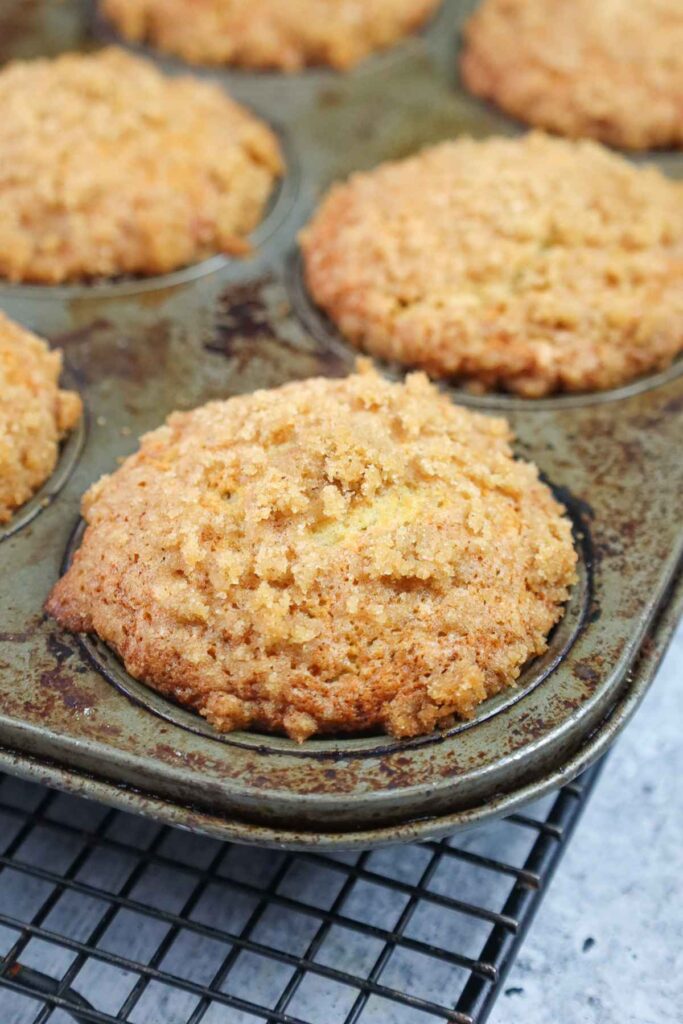 Banana Crumb Muffins - Grumpy's Honeybunch
