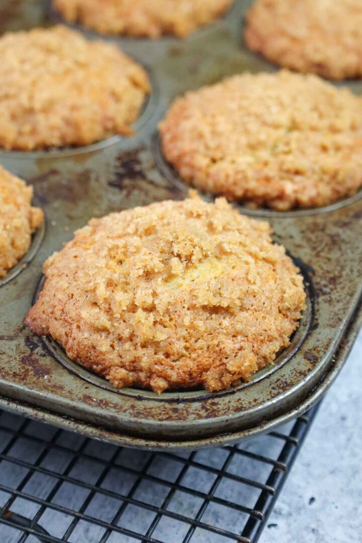 Banana Crumb Muffins - Grumpy's Honeybunch