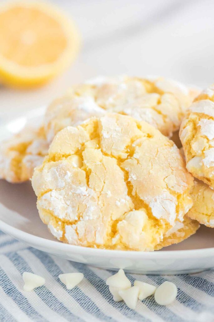 Lemon Cake Mix Cookies - Grumpy's Honeybunch