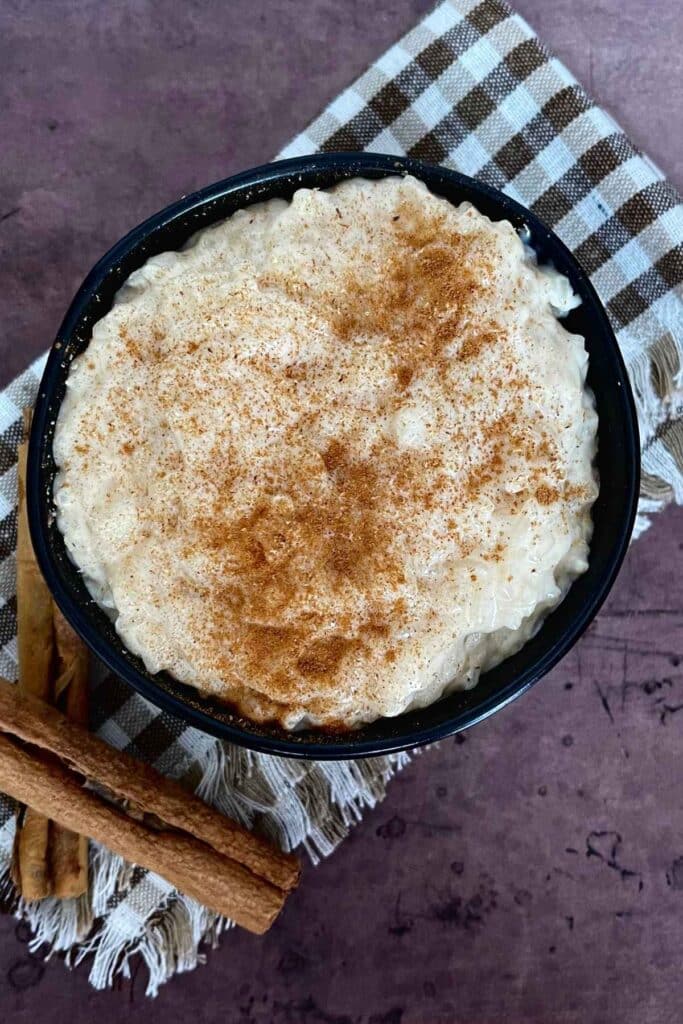 Rice Pudding with Sweetened Condensed Milk - Grumpy's Honeybunch