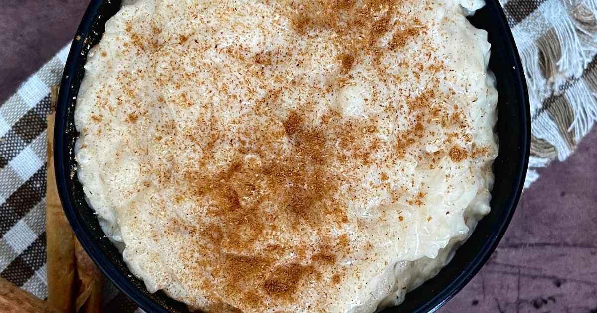 Rice Pudding with Sweetened Condensed Milk - Grumpy's Honeybunch