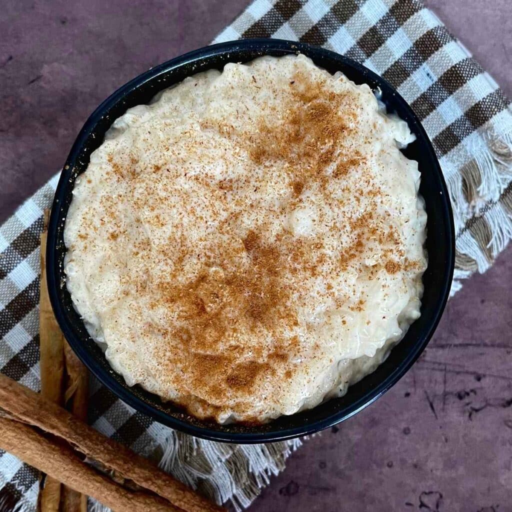 Rice Pudding with Sweetened Condensed Milk - Grumpy's Honeybunch