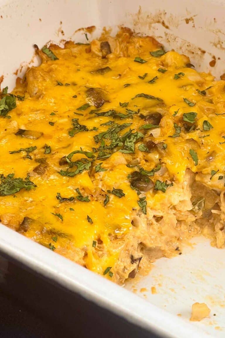 Buffalo Chicken Casserole - Grumpy's Honeybunch