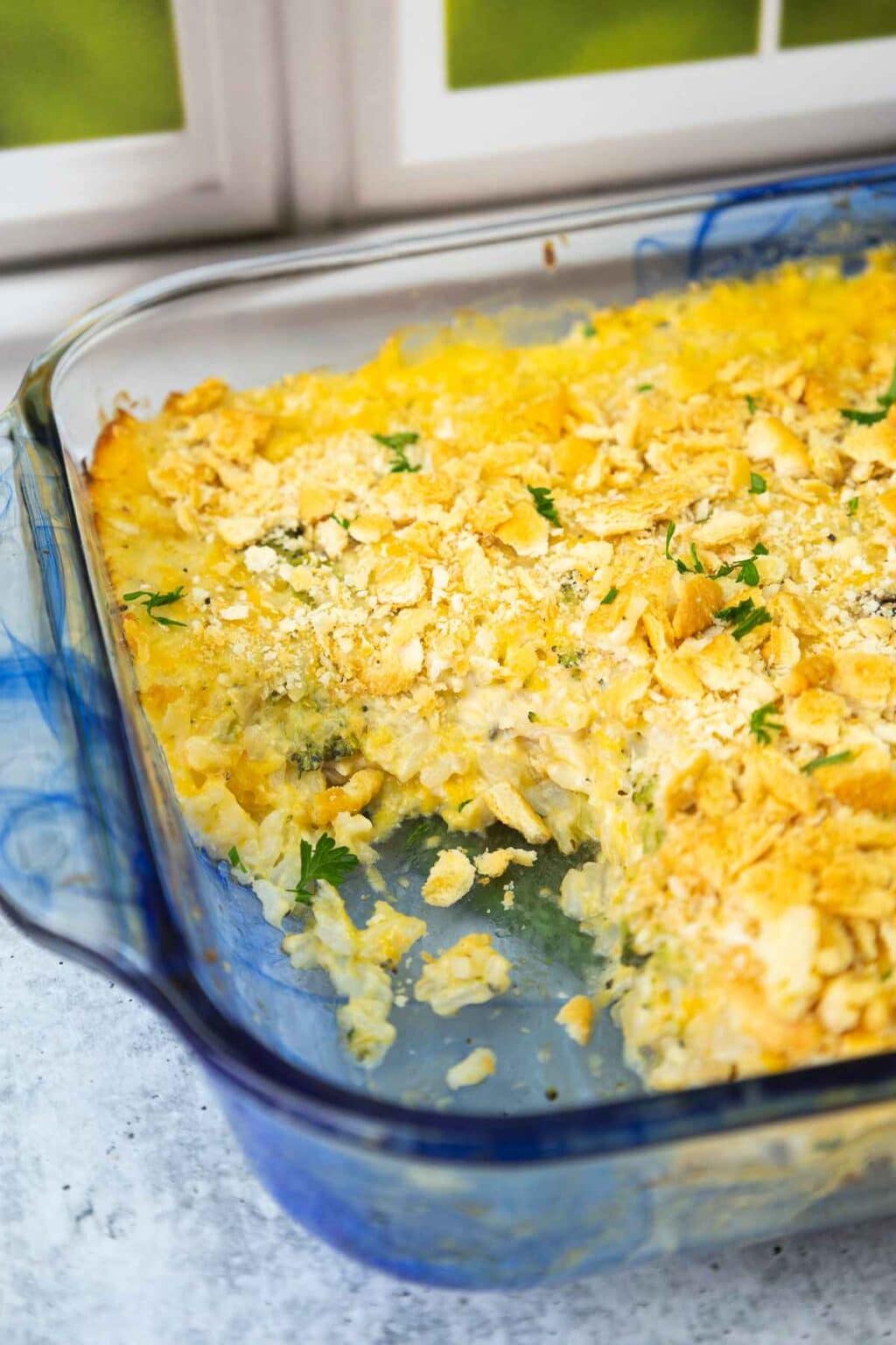 Chicken Broccoli Rice Casserole - Grumpy's Honeybunch