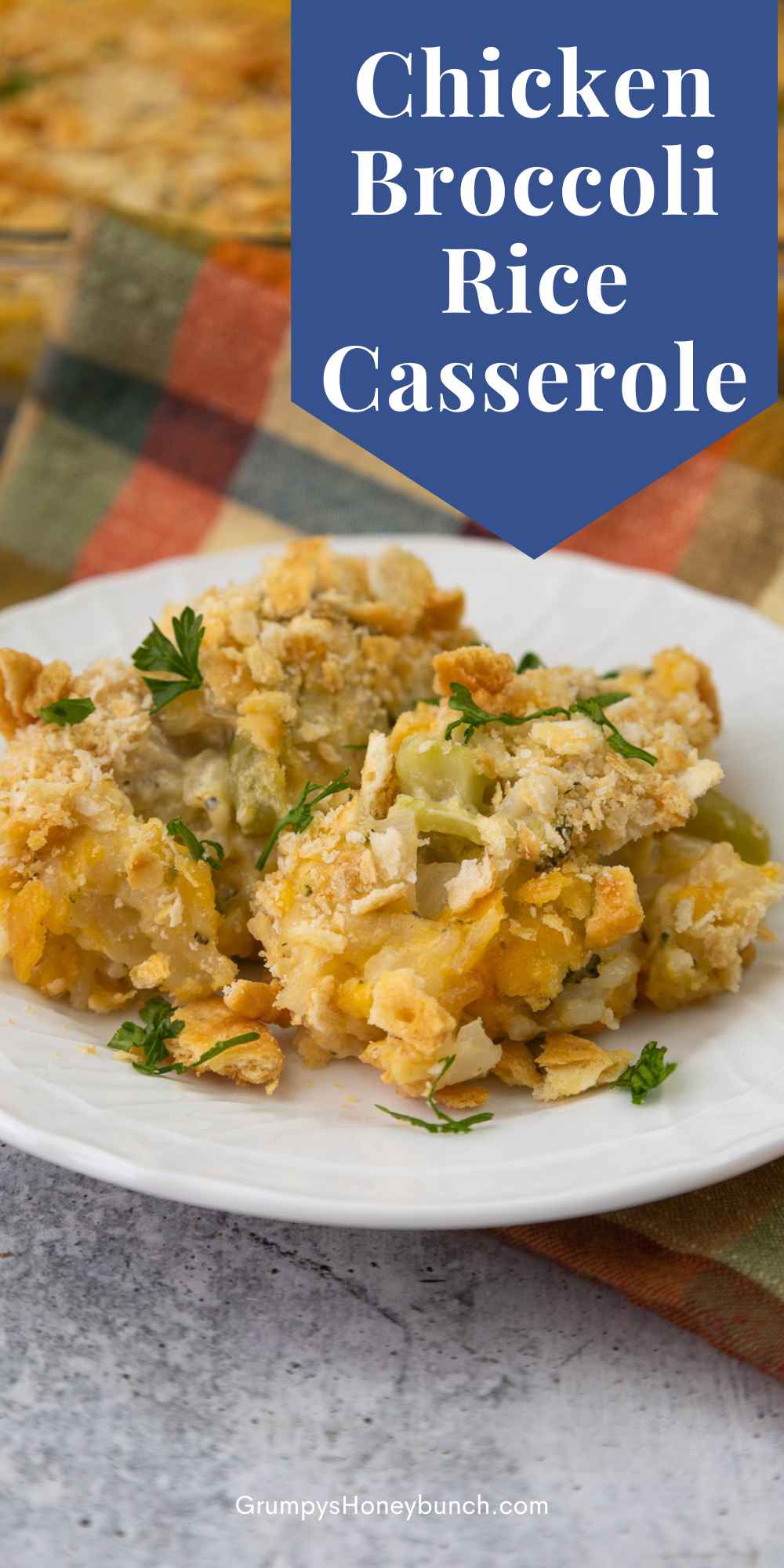 Chicken Broccoli Rice Casserole - Grumpy's Honeybunch