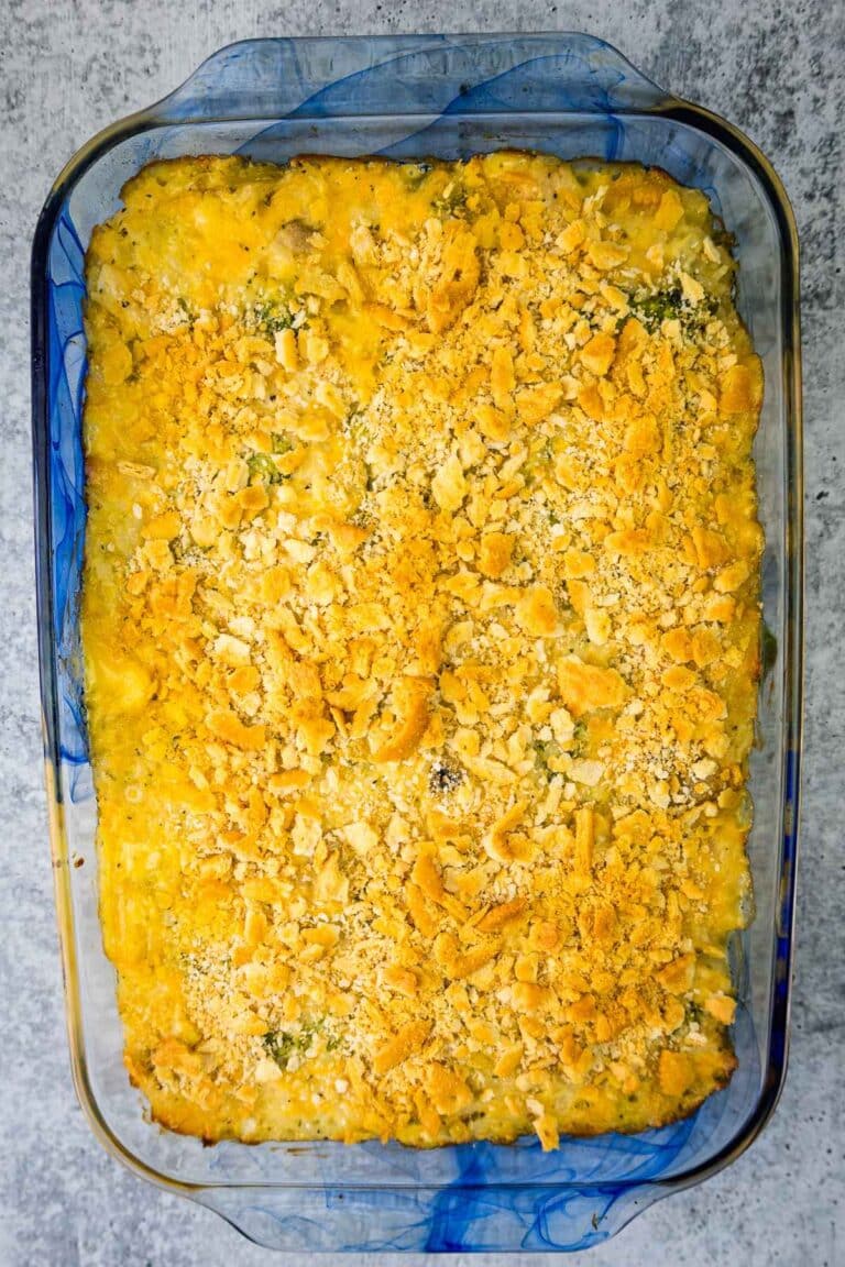 Chicken Broccoli Rice Casserole - Grumpy's Honeybunch
