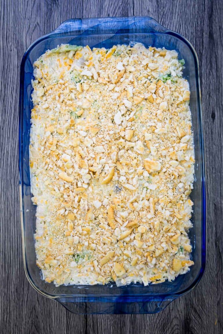 Chicken Broccoli Rice Casserole - Grumpy's Honeybunch