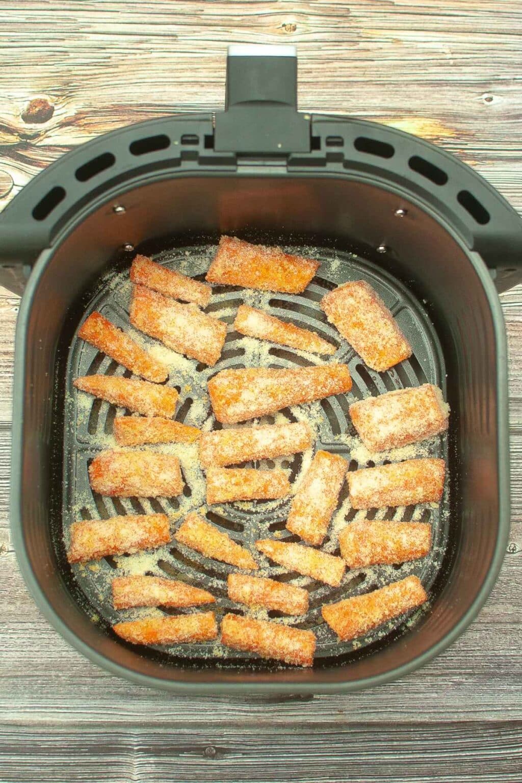 Air Fryer Carrot Fries with Crispy Parmesan Crust - Grumpy's Honeybunch